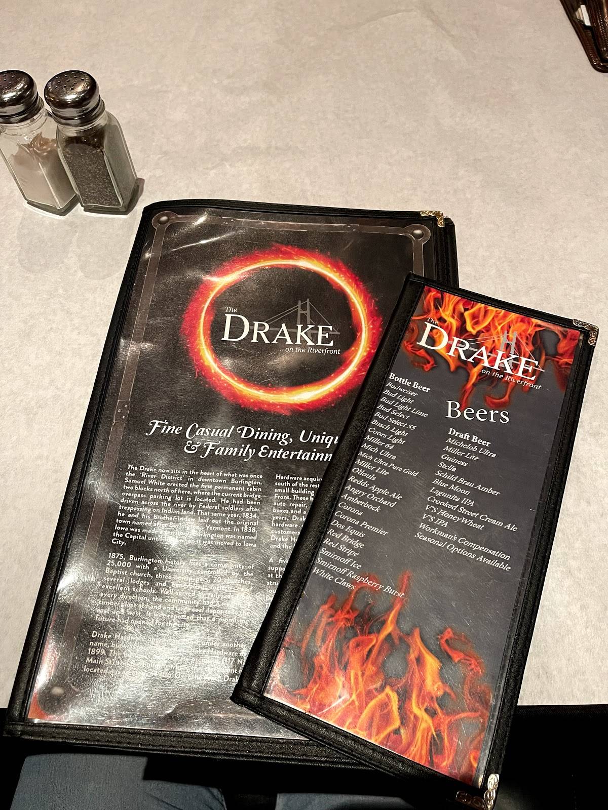 Menu at The Drake pub & bar, Burlington