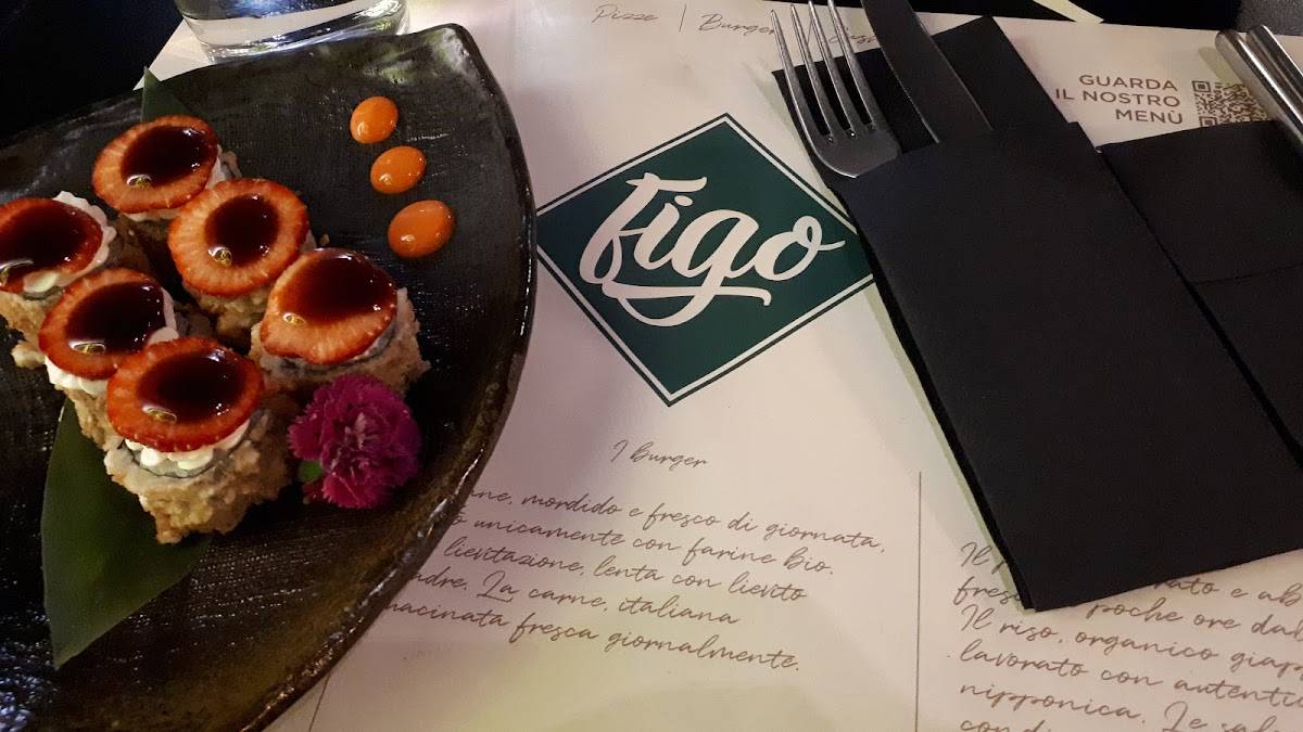 Menu da Figo Burger Pizza & Sushi ristorante, Ravenna