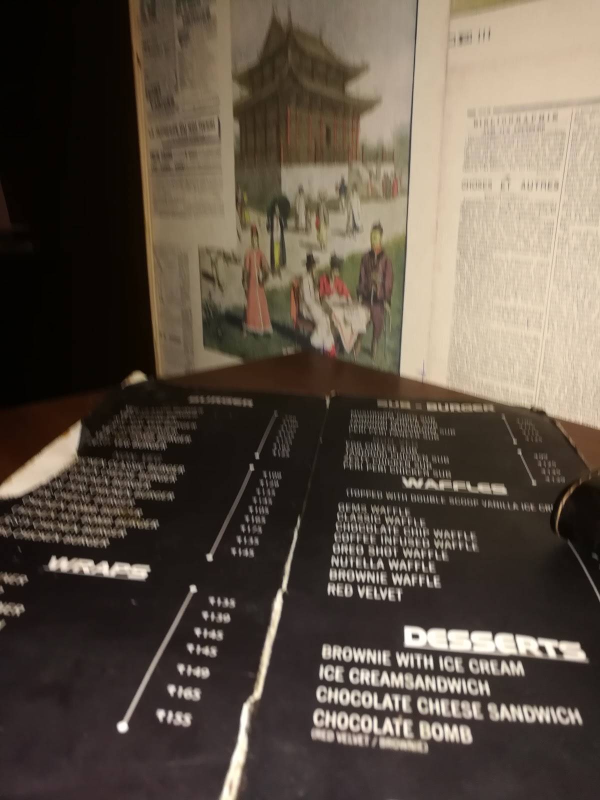 Menu at Red Door, Coimbatore