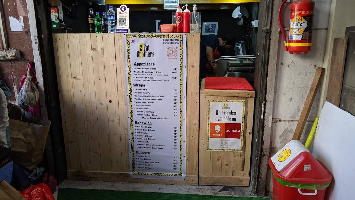 Menu at 2 FAT BROTHERS, Thane