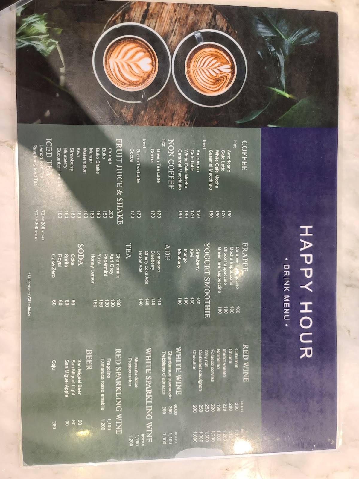 Menu at 52Stone Family Restaurant, Angeles, Fil-Am Friendship Hwy