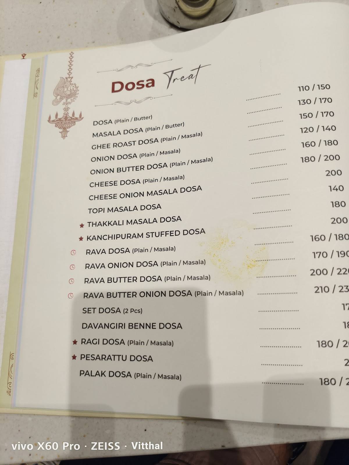Menu at ANNA Idli, Mumbai, 3