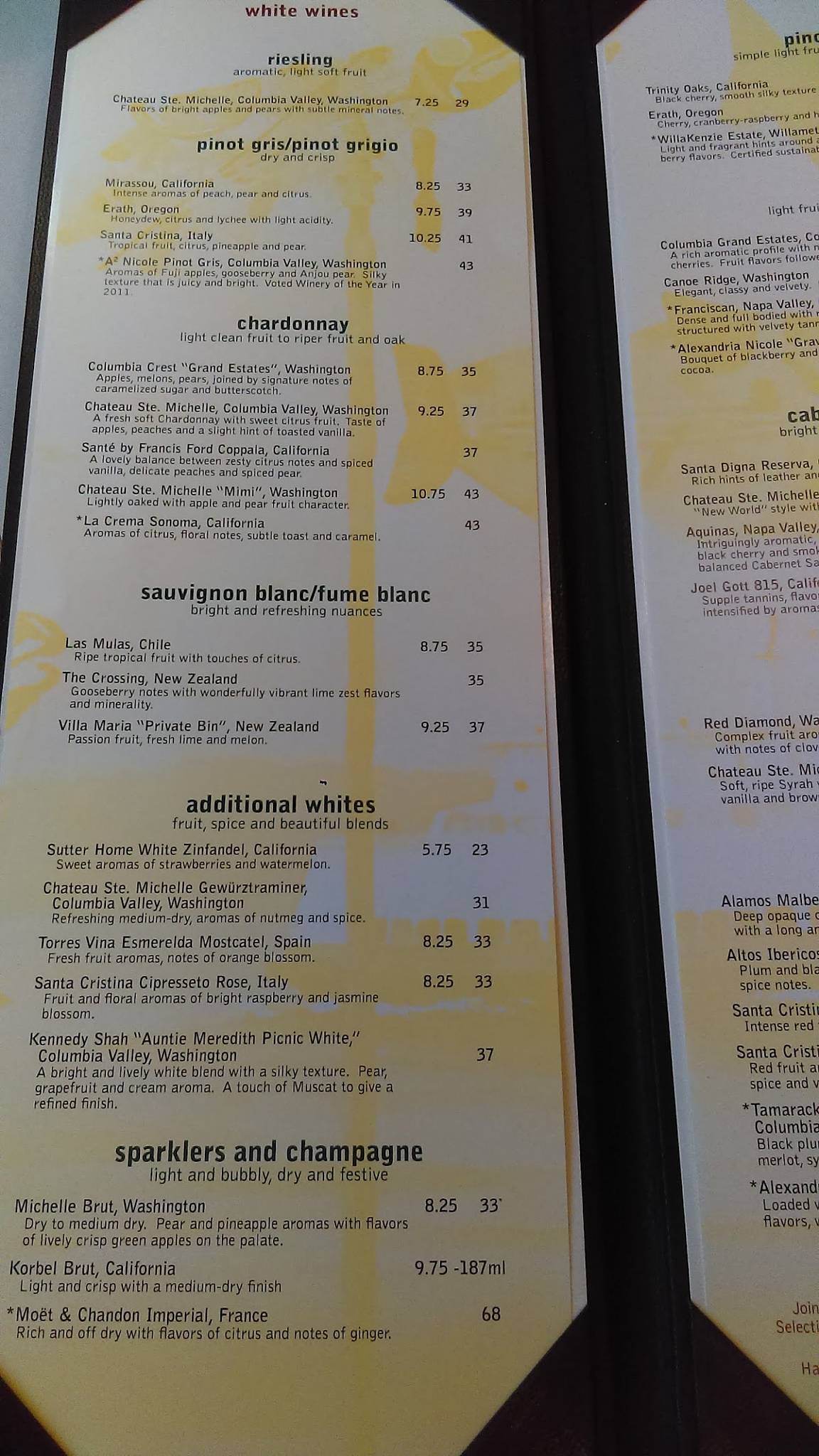 Menu at Arnies Restaurant Edmonds, Edmonds