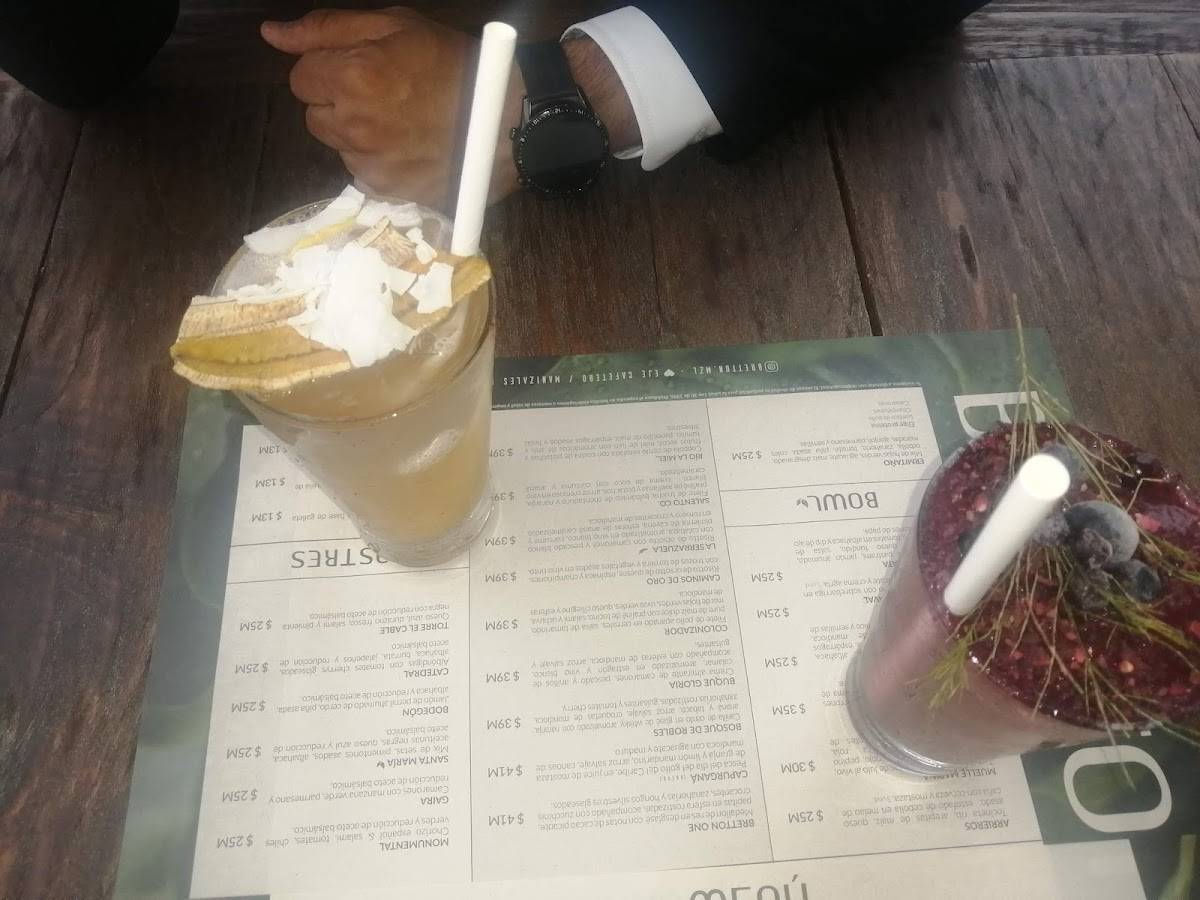 Carta del restaurante Bretton, Manizales