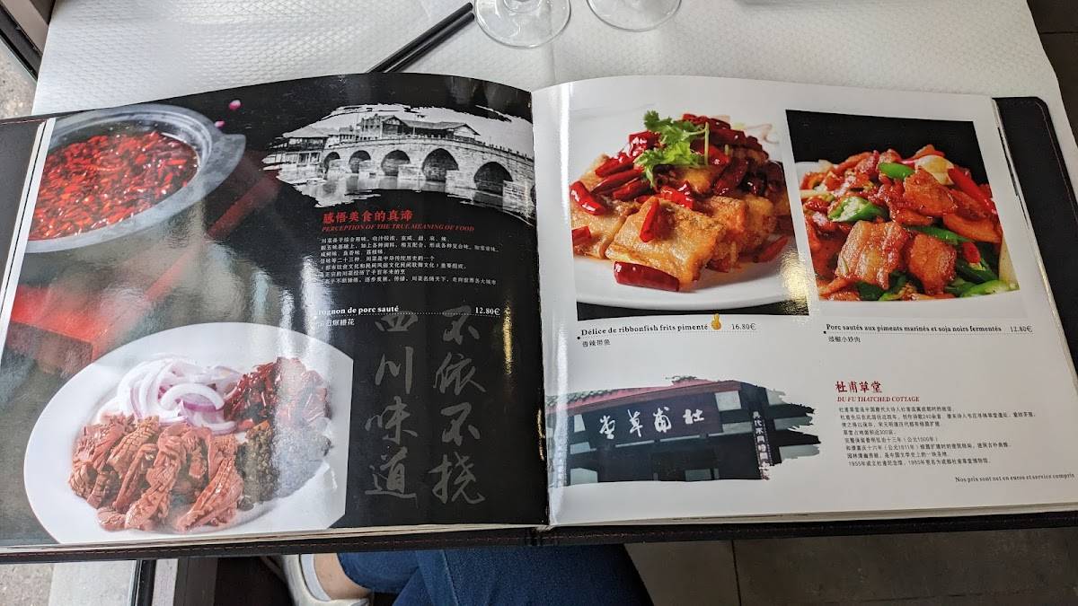 Menu at Carnet de Bord restaurant, Paris