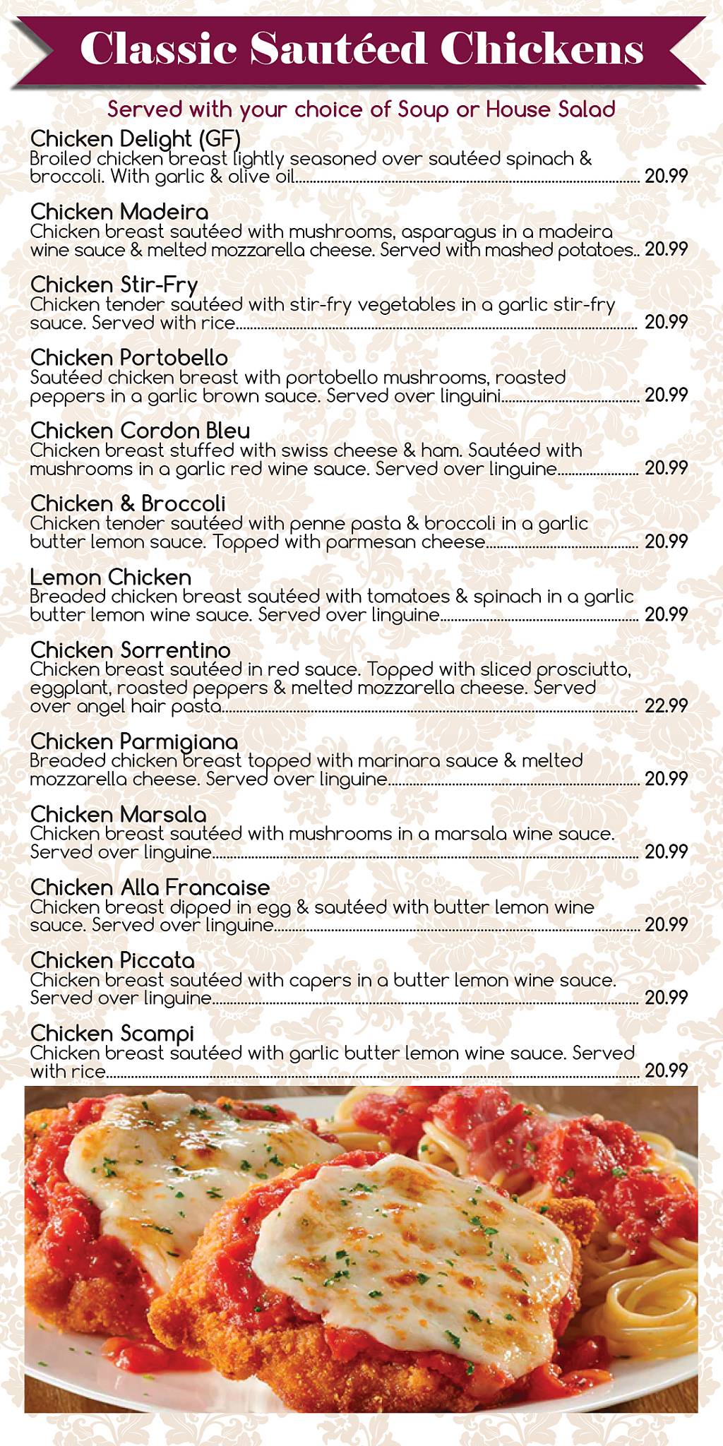 Menu at City Line Family Restaurant, New City