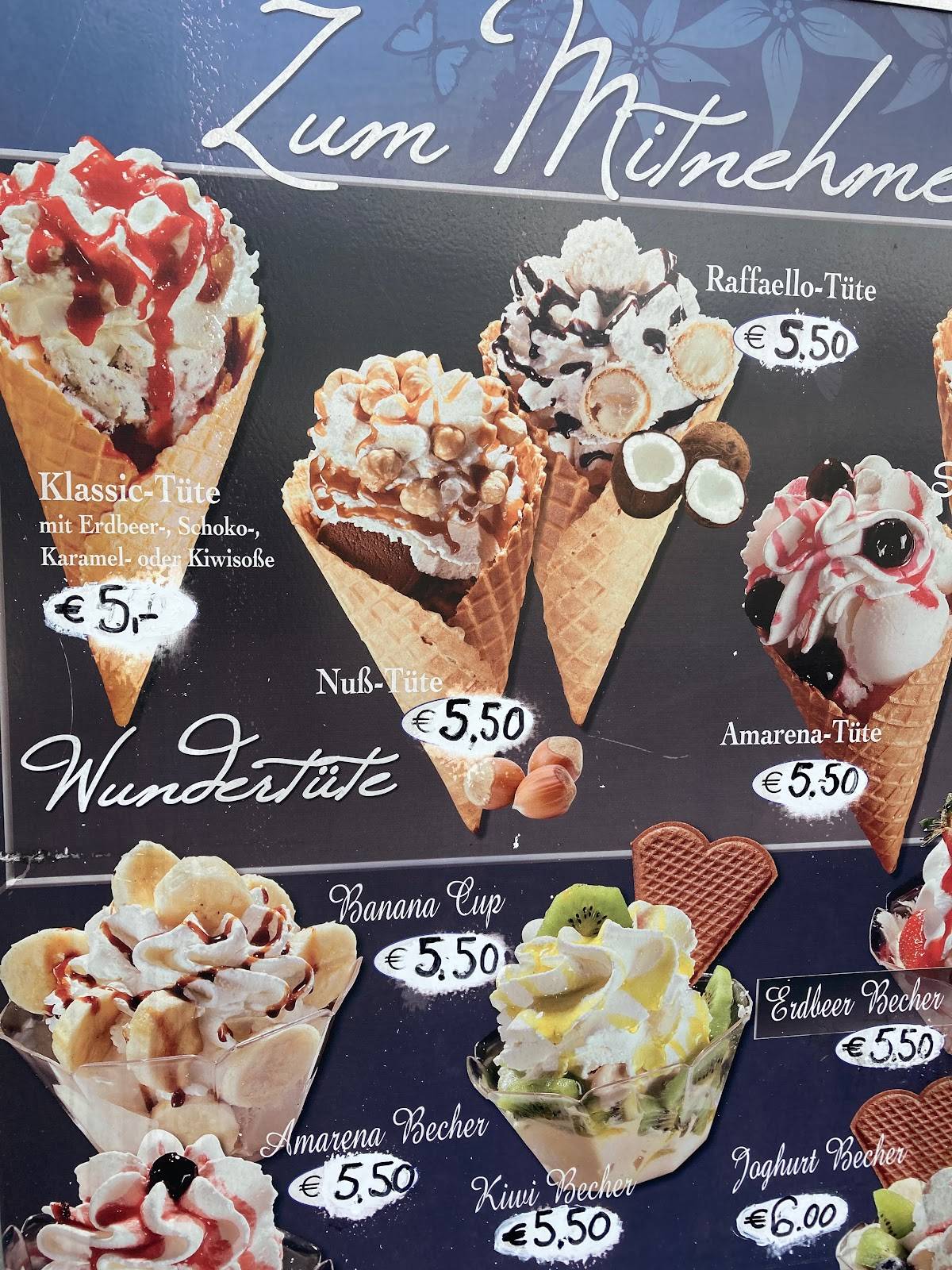 Speisekarte von Beqiri Shemsi Eiscafe & Pizzeria Dolce Vita, Rödental