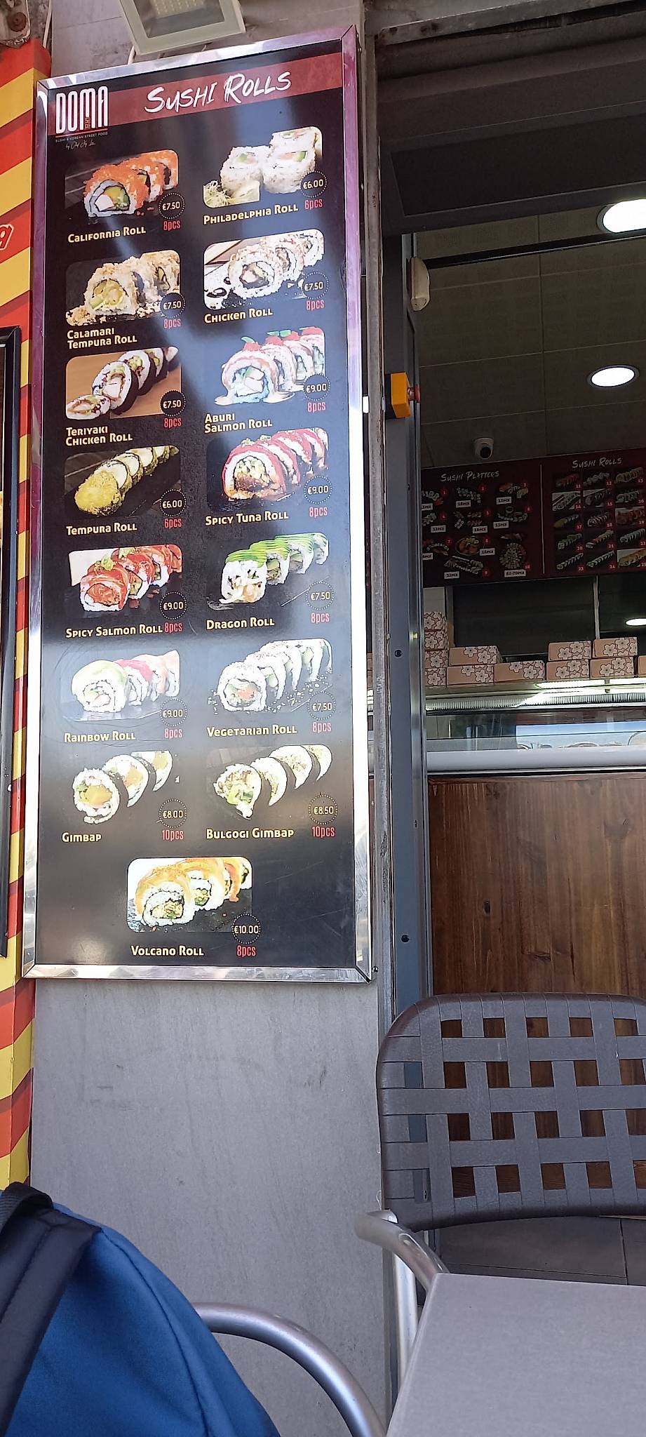 Menu at Doma Marsaskala restaurant, Marsaskala