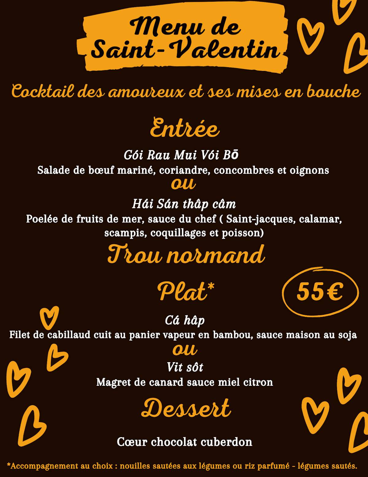 Speisekarte von Restaurant Hoa Mai, Dour