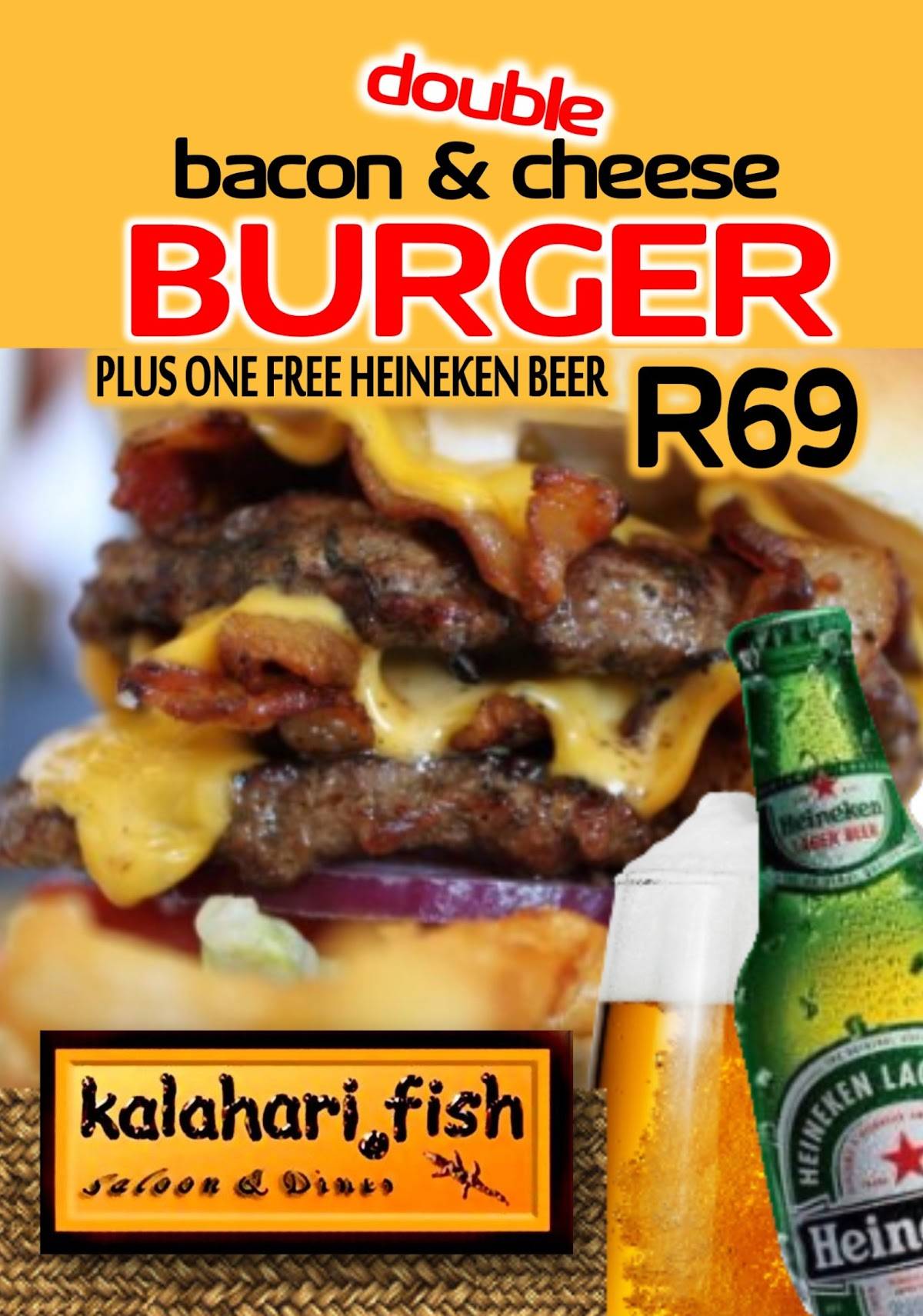 Menu at Kalahari.fish restaurant, Bloemfontein
