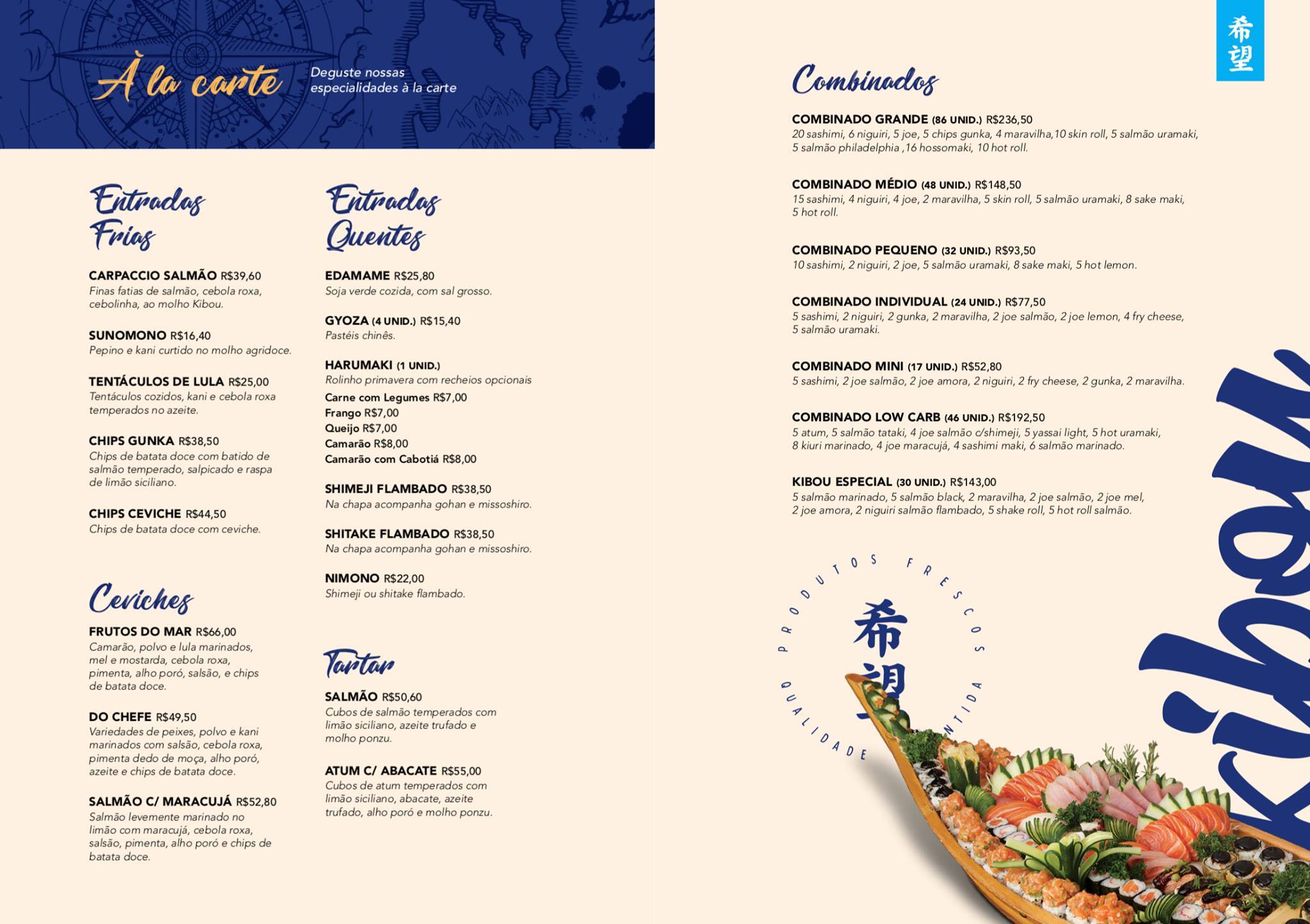 Menu em Kibou Fusion: Rodizio Japonês Ribeirão Preto restaurante ...