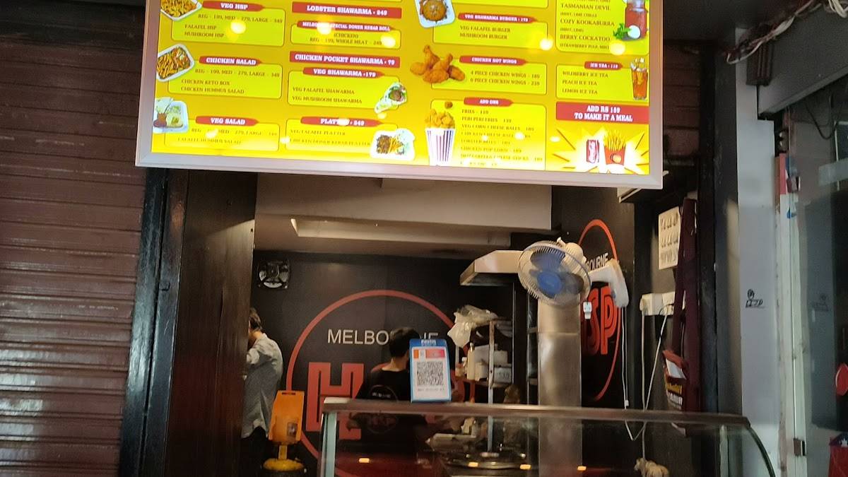 Menu at MELBOURNE HSP, Mumbai