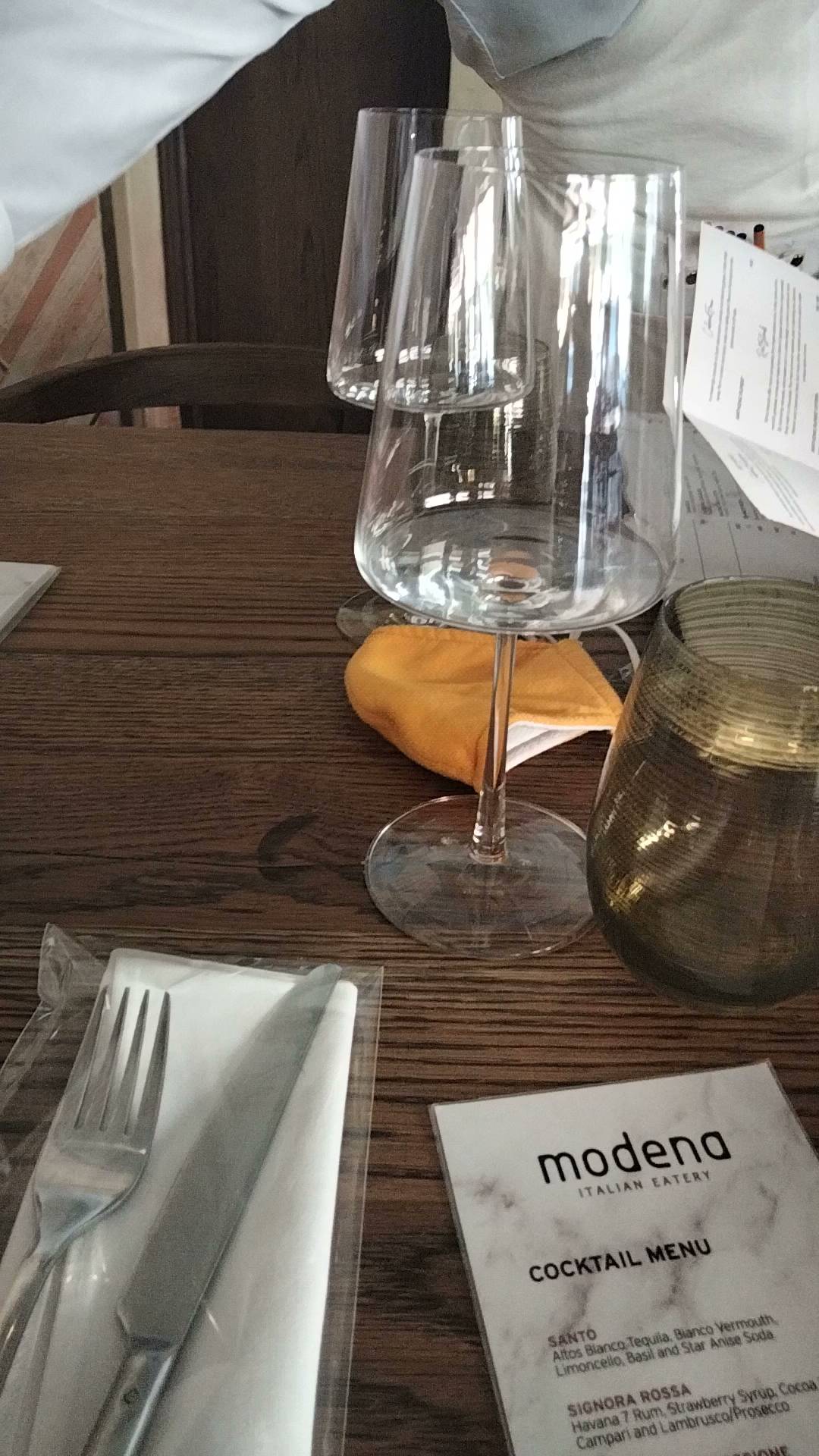 Menu at Modena Italian Eatery restaurant, Randburg
