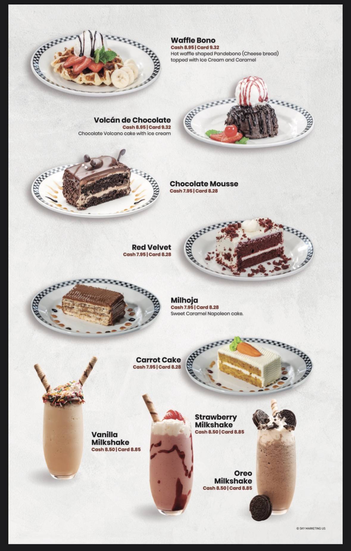 Menu at Noches de Colombia Hackensack restaurant, Hackensack, 382 Main St