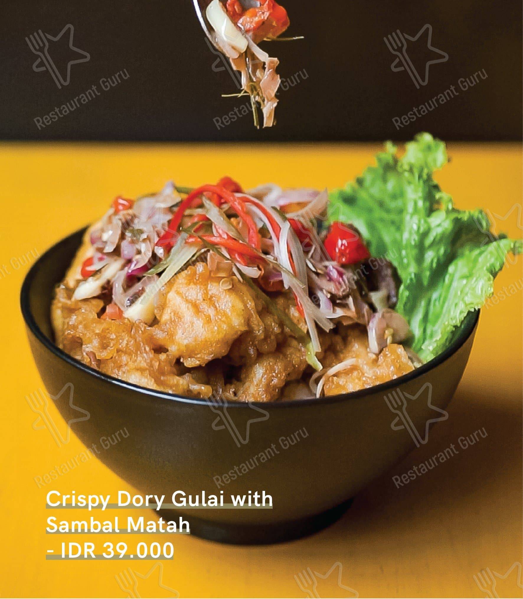 Menu at ONNI House Jakarta restaurant, West Jakarta