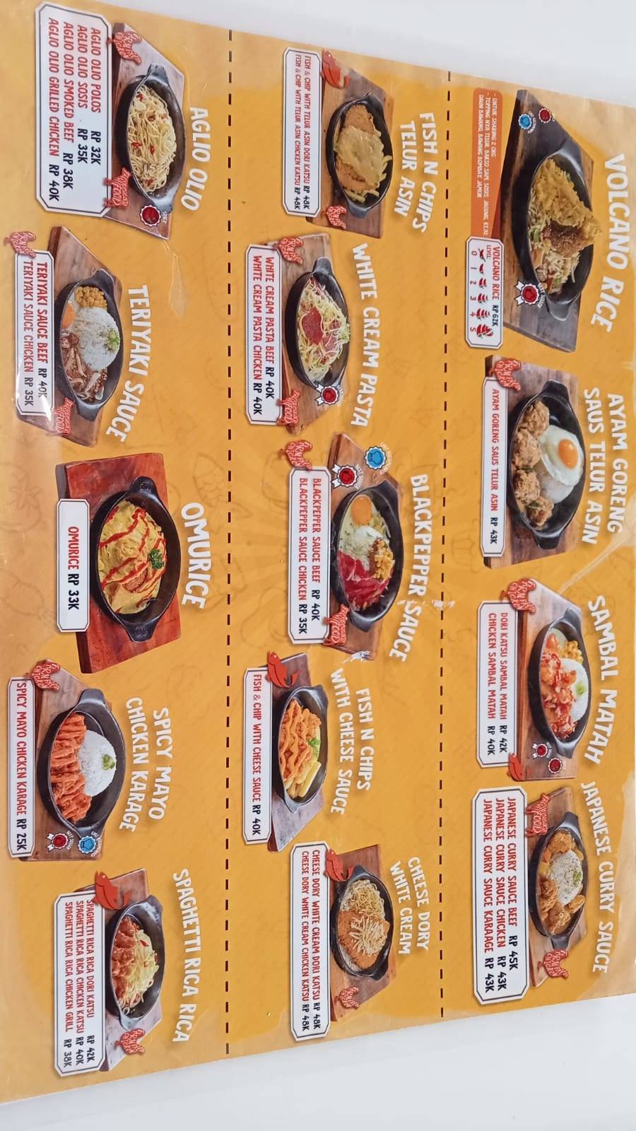 Menu at Ow My Plate AEON Mall JGC restaurant, East Jakarta