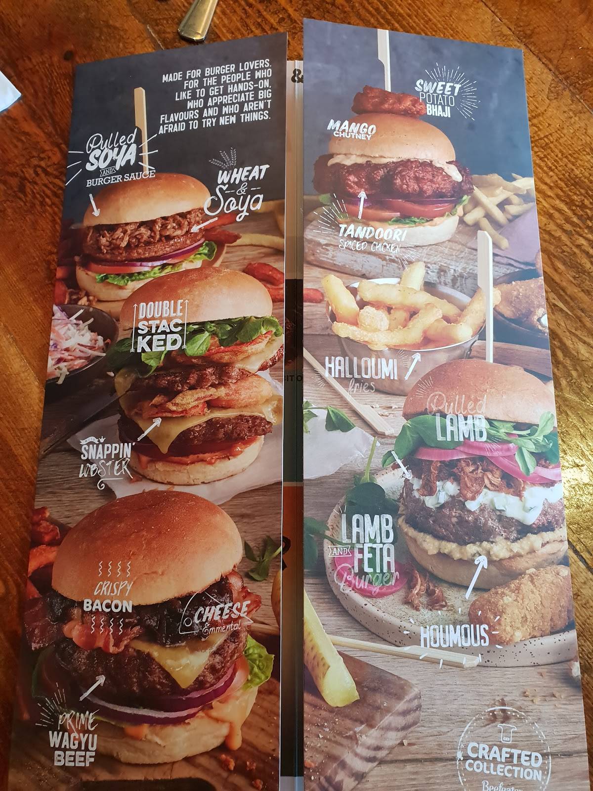 Menu at Starting Gate Beefeater restaurant, Hereford