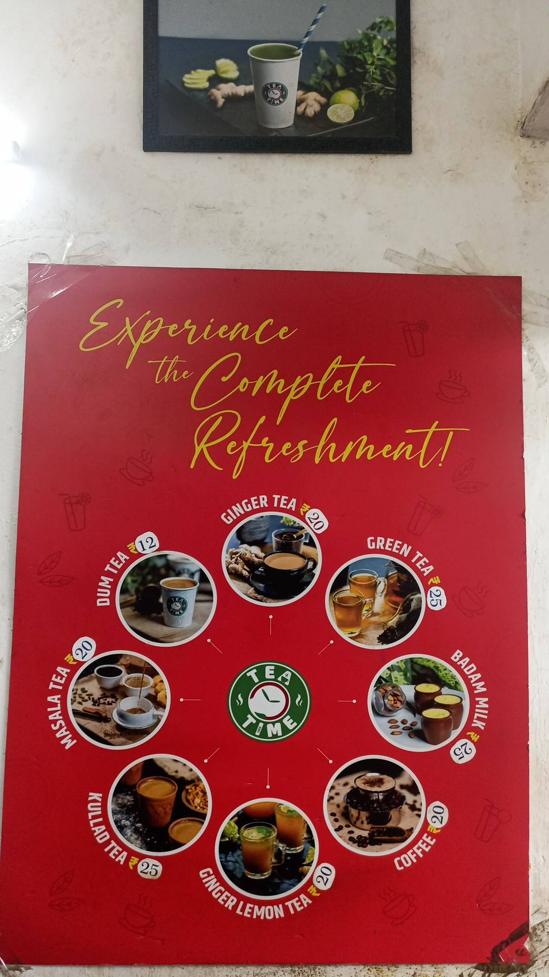 Menu at TEA TIME, Chennai, Somangalam Road