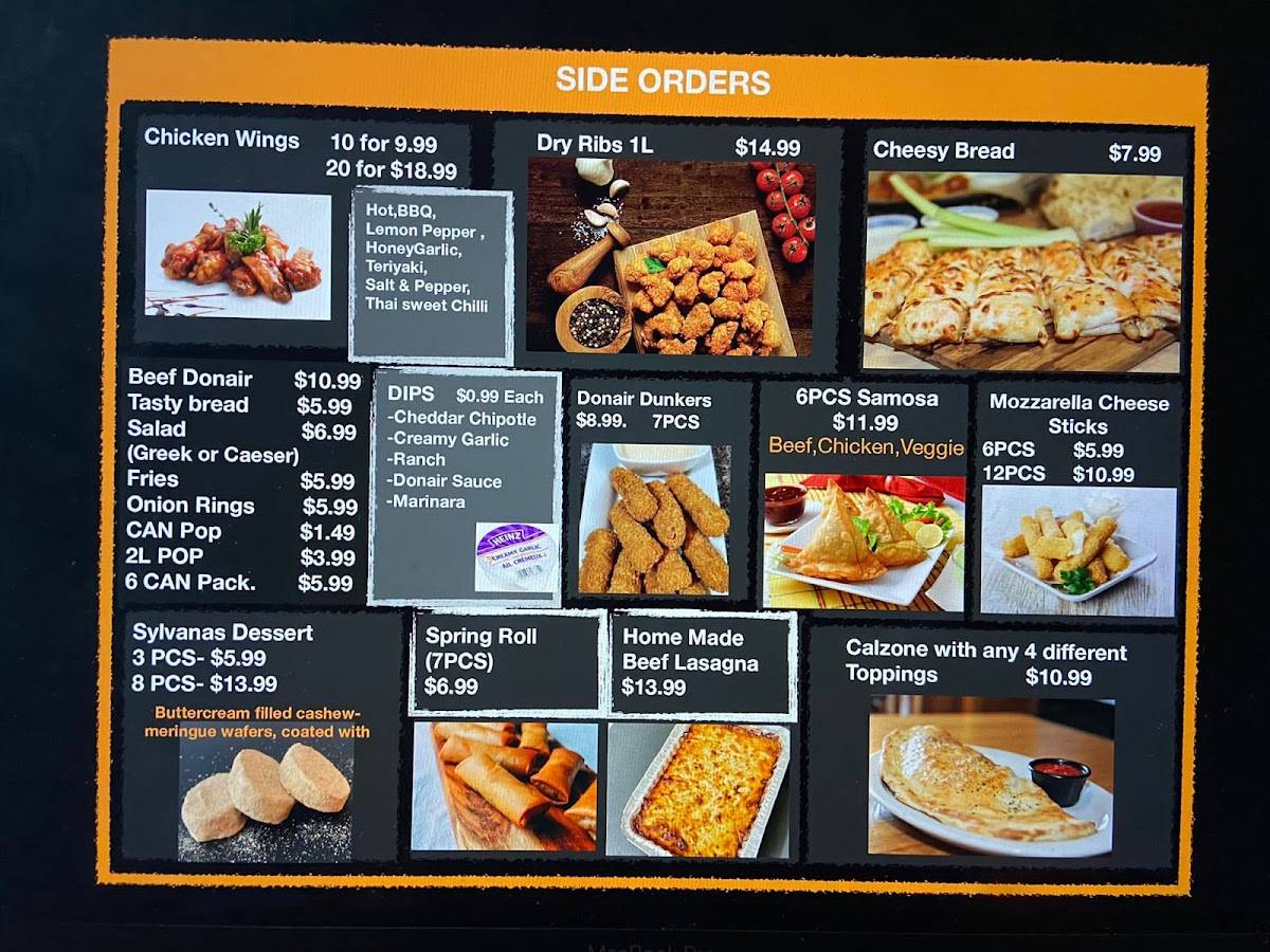 Menu at The Pizza Boxx (Stettler) restaurant, Stettler
