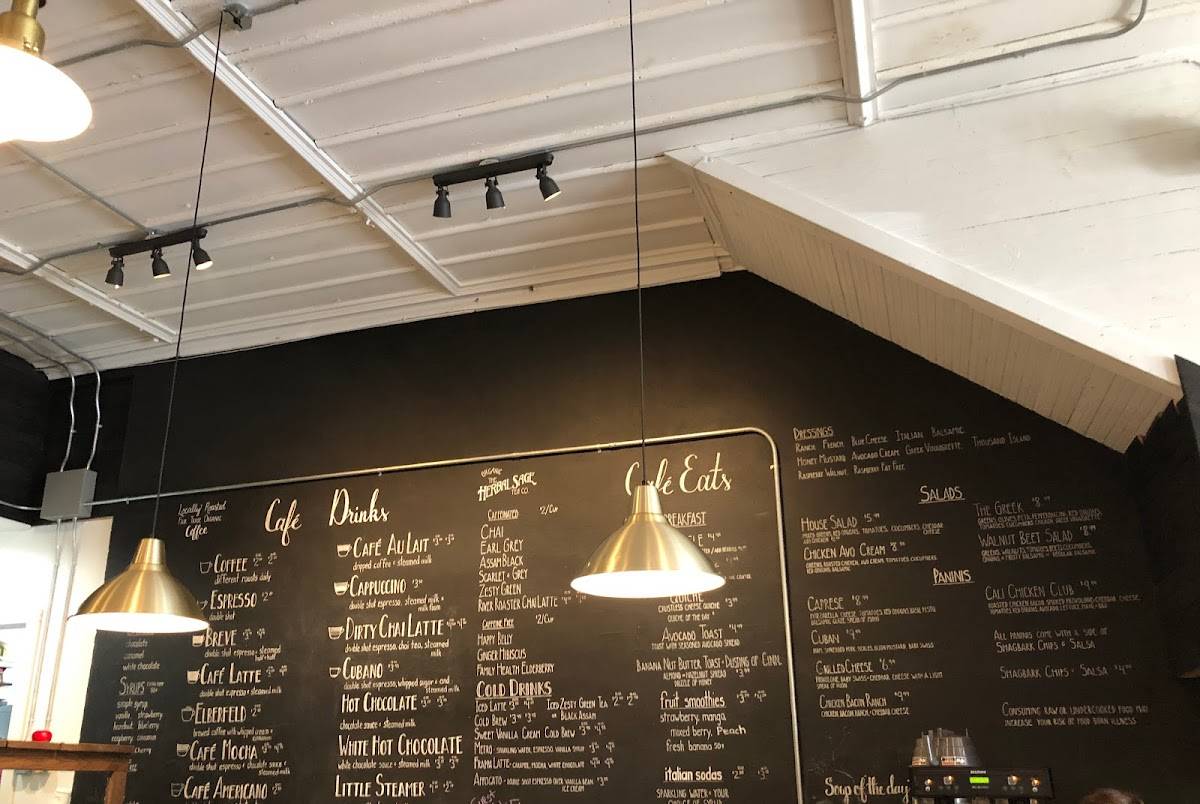 Menu at River Roasters Coffee Company cafe, Pomeroy
