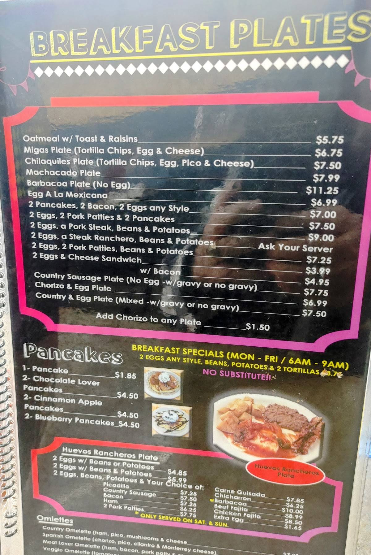 Menu at Oblate Cafe, San Antonio, 904 Oblate Dr