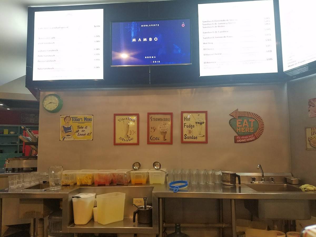 Carta de Cafetería América, Santo Domingo, F3M7+XCF