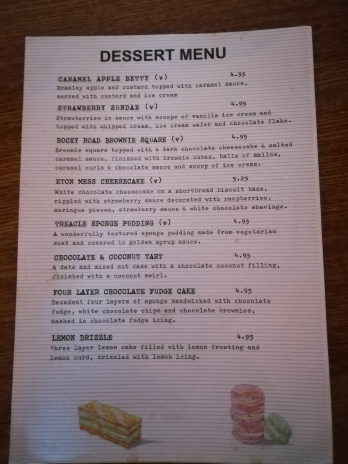 Menu at Saracens Head pub & bar, Lymm, Paddock Ln