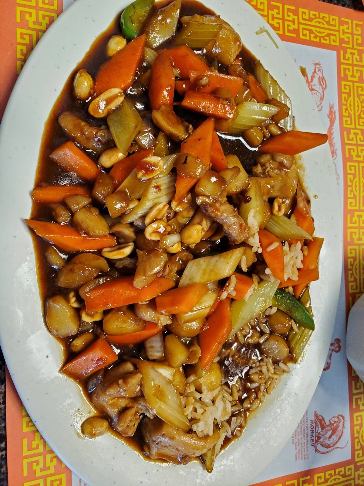 Menu at Shing Kee restaurant, Vinita