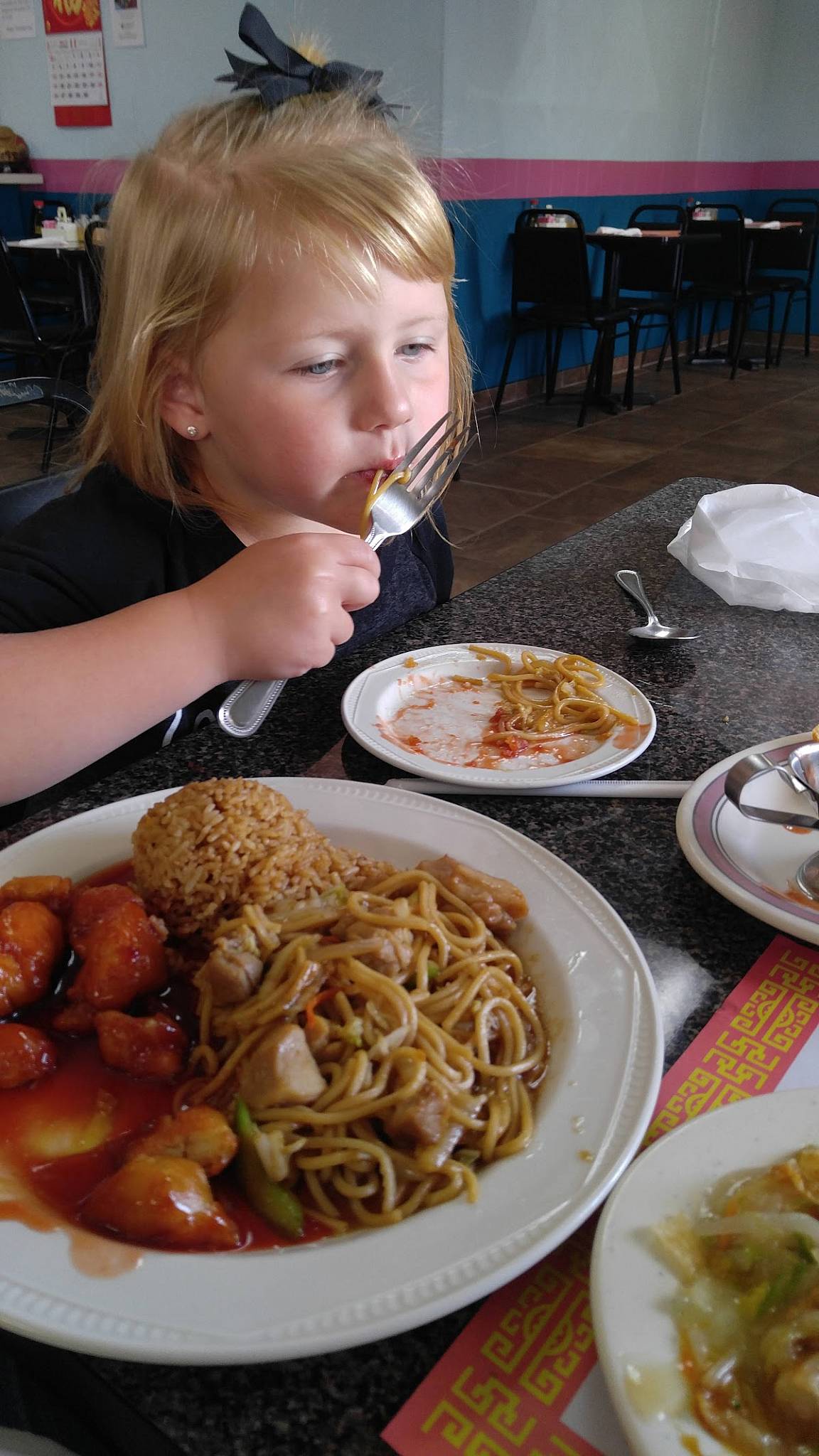 Menu at Shing Kee restaurant, Vinita