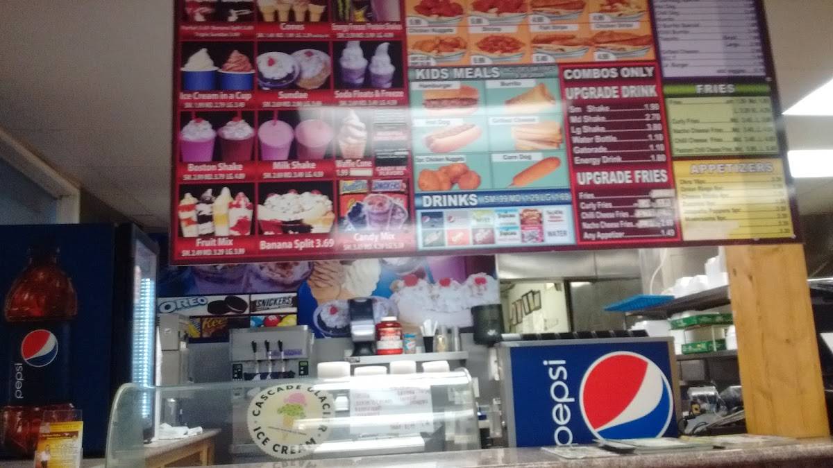 Menu at Sno-White Drive In restaurant, Tulare