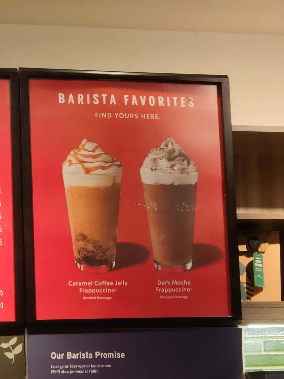 Menu at Starbucks cafe, Tagaytay, Purok 162 Tagaytay - Calamba Rd