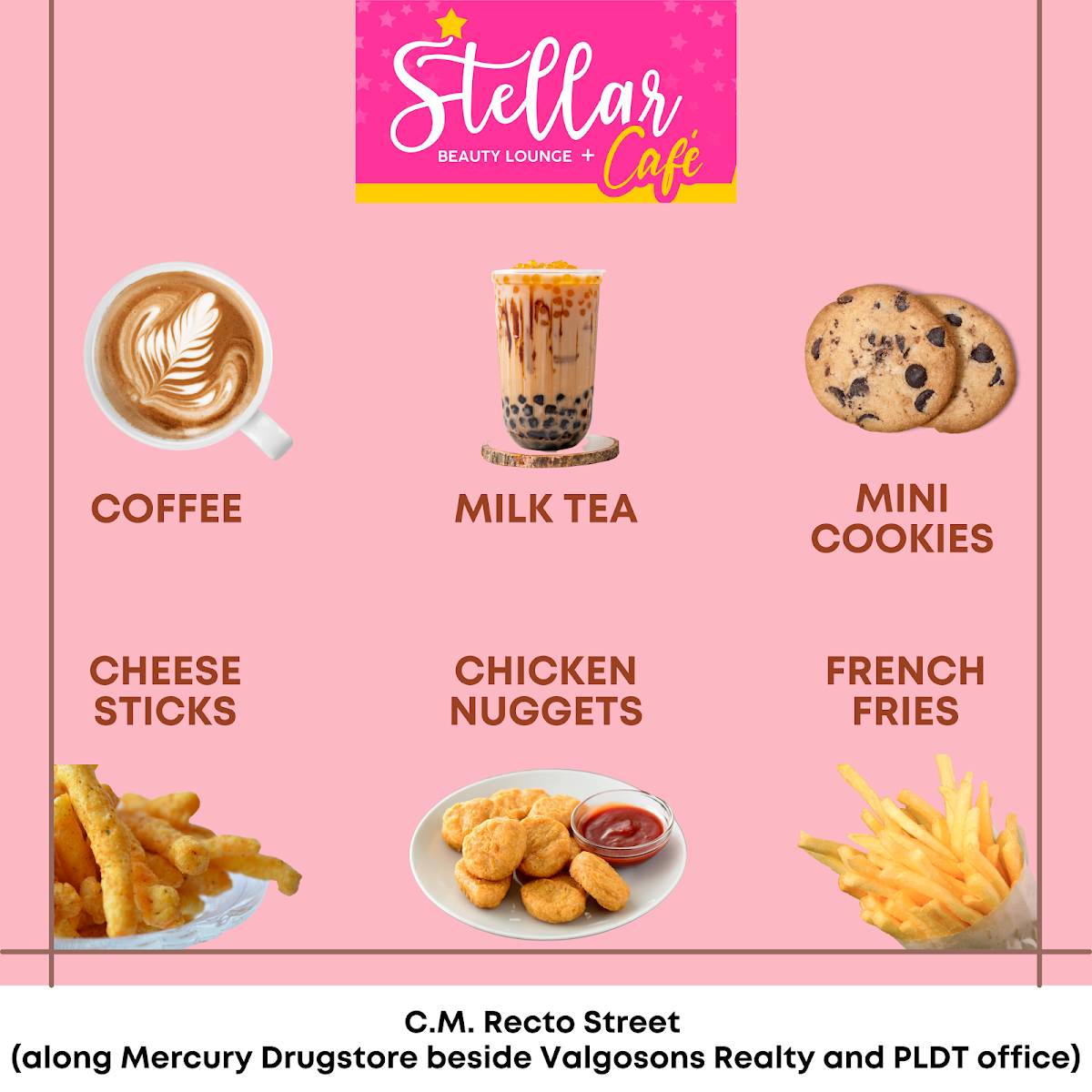 Carta de Stellar Cafe, Dávao