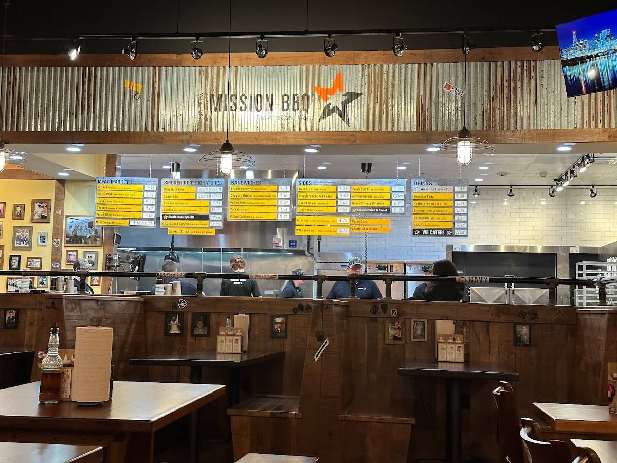 Menu at MISSION BBQ, Sterling Heights
