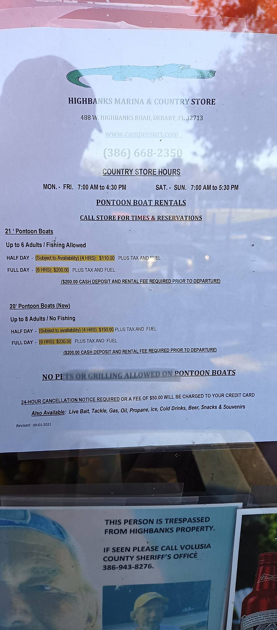 Menu at Swamp House Riverfront Grill restaurant, DeBary