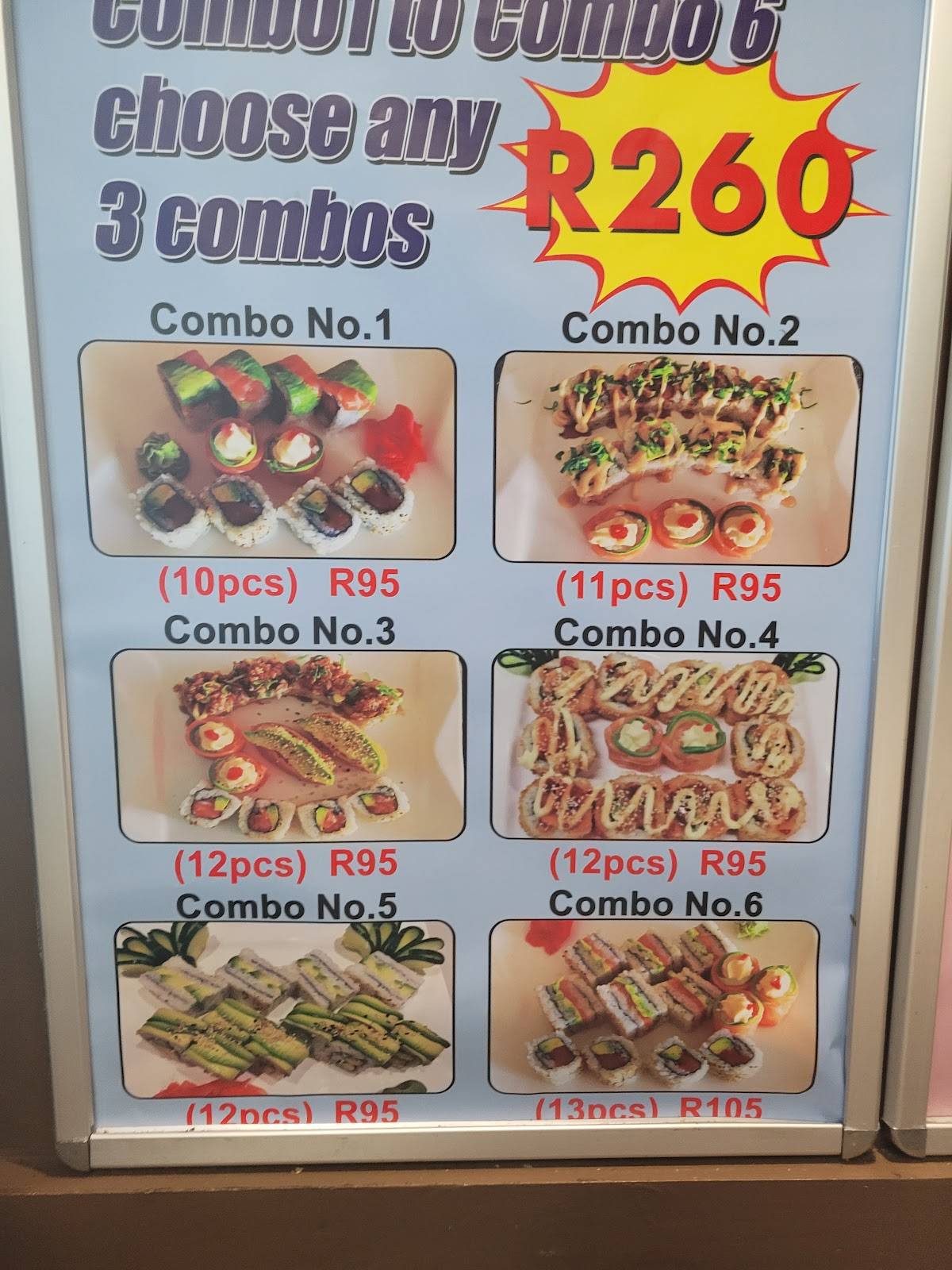 Menu at Taishan Restaurant The Sanctuary Mall (Somerset West), Cape Town