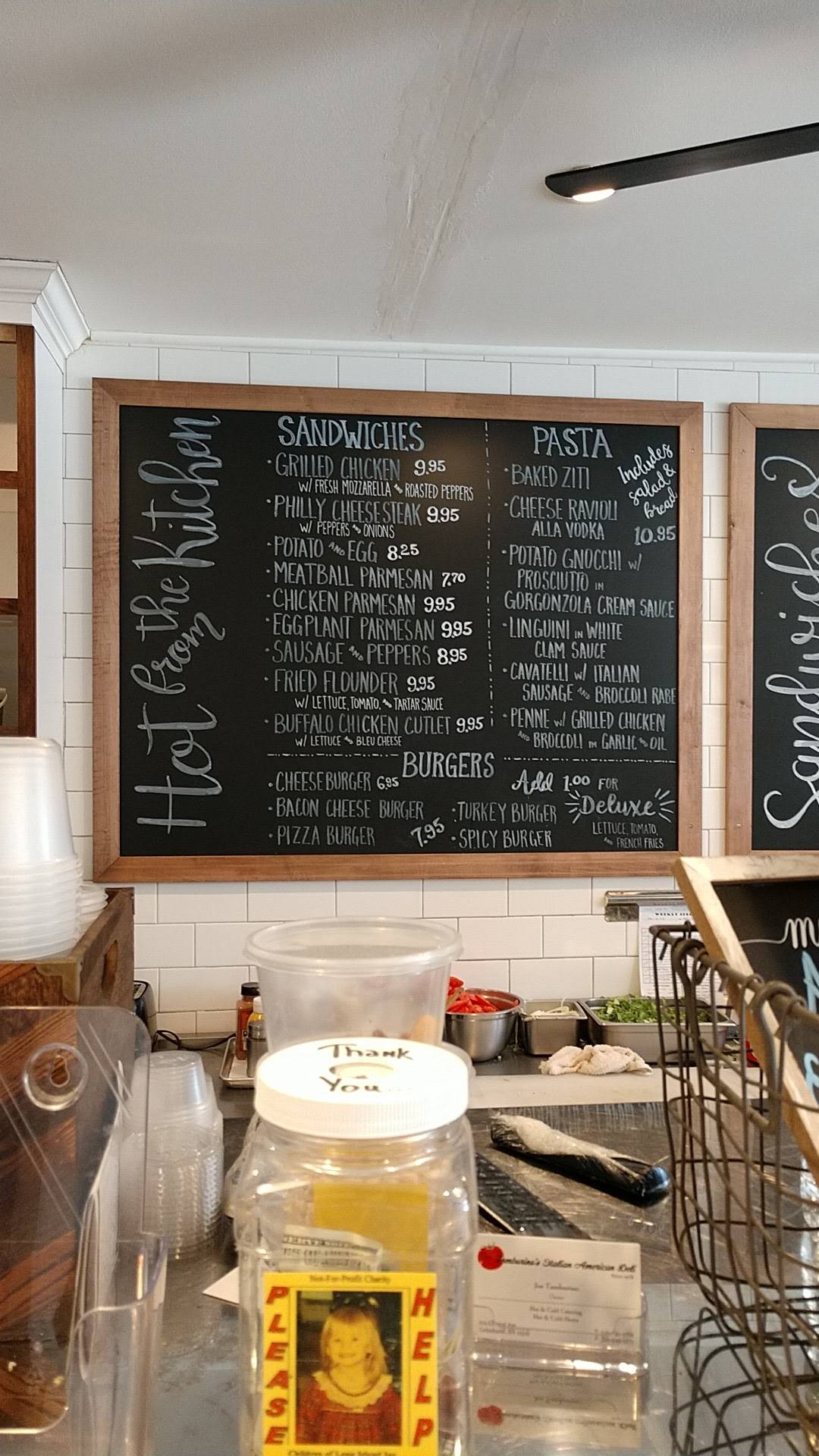 Menu at Tamburino's Italian American Delicatessen restaurant, Cedarhurst
