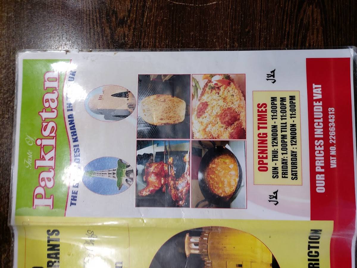 Menu at Taste of Pakistan Restaurant and Take away, London