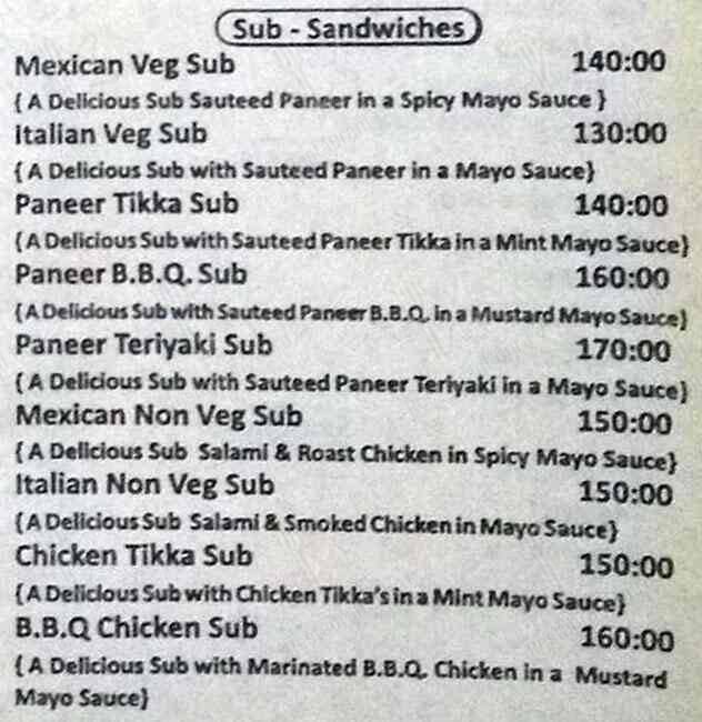 Menu at St. Anthony's Bakery, Thane, SHOP 1