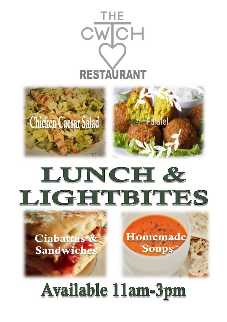Menu at The Cwtch Restaurant, Llantwit Major