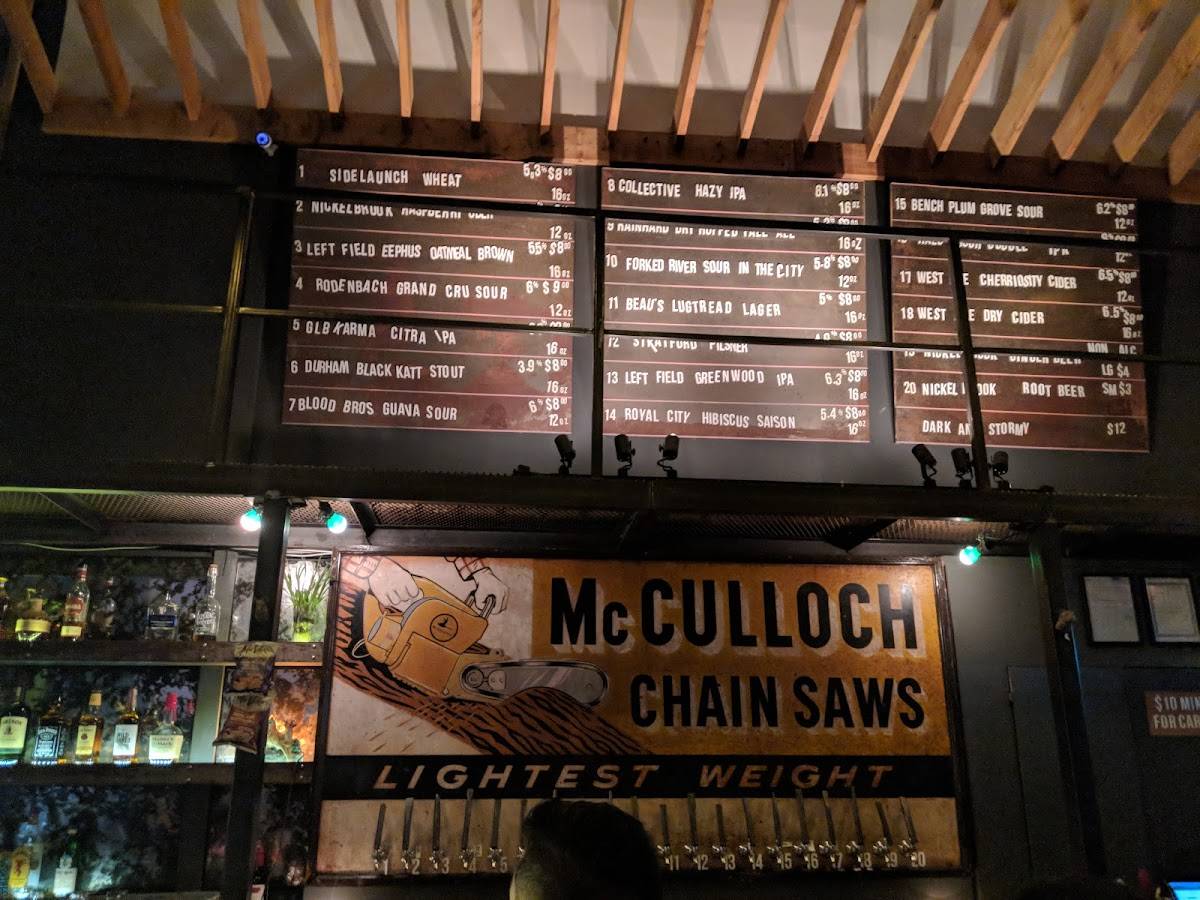 Menu at The Greater Good pub & bar, Toronto