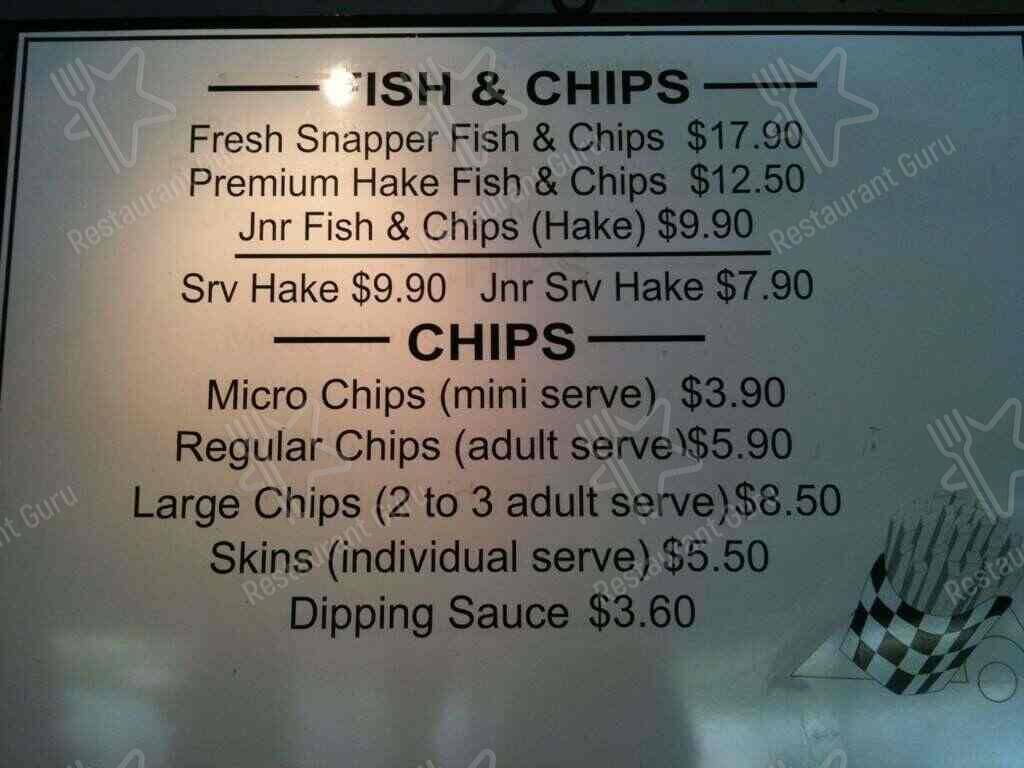 Menu at The Groper & His Wife restaurant, City Beach