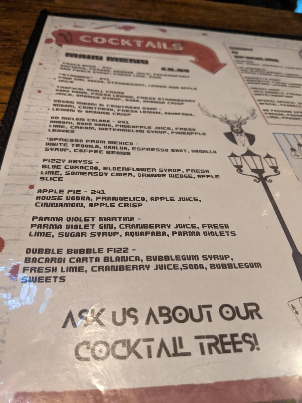 Menu at The Old Bank pub & bar, Carlisle