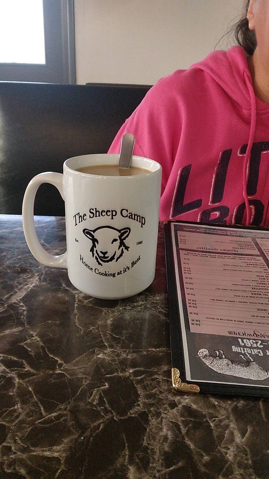 Menu at The Sheep Camp restaurant, Buckeye