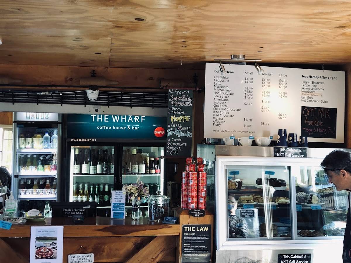 Menu at The Wharf Cafe, Thames