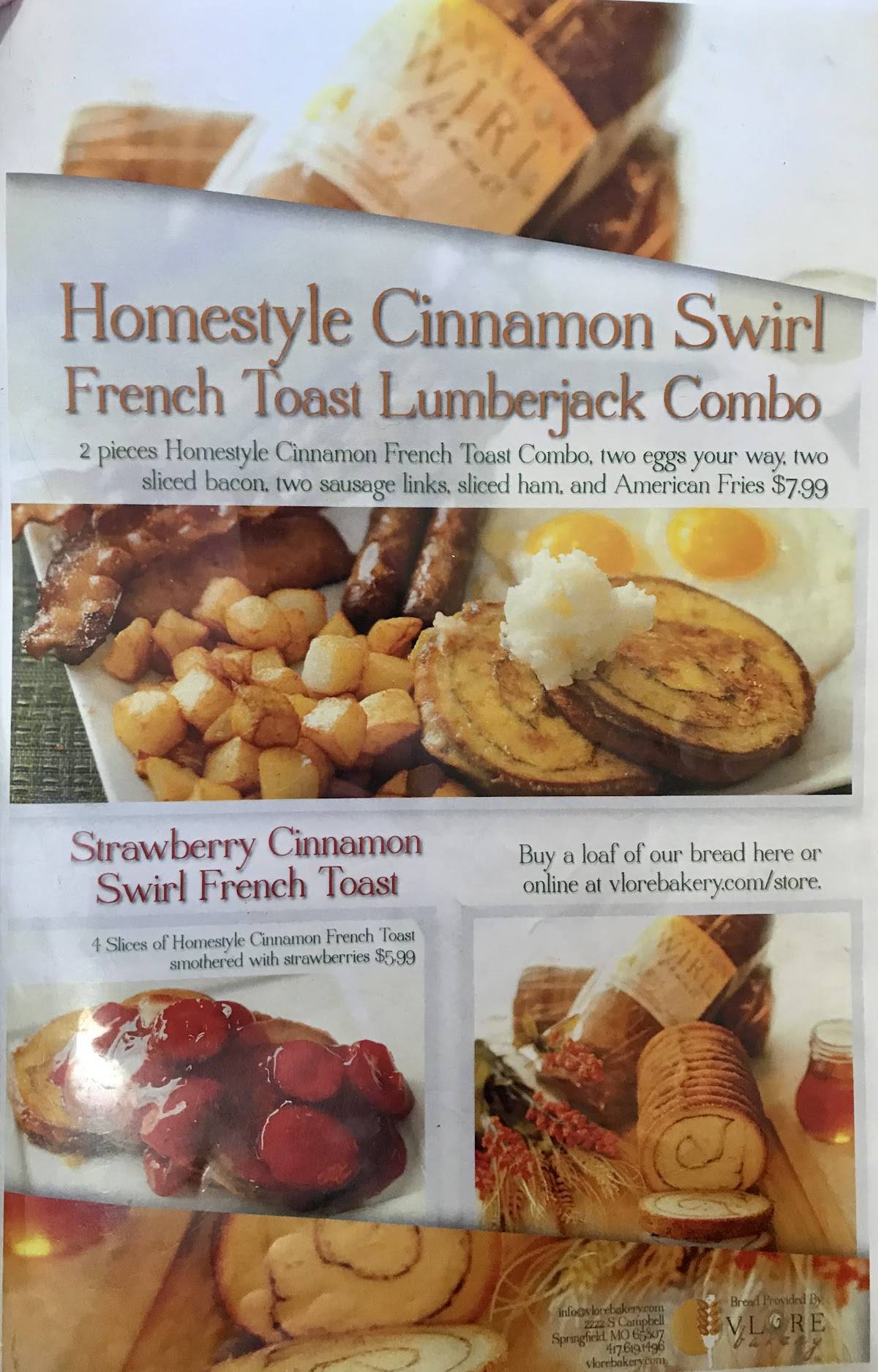 Menu at Two Rivers Family Restaurant, Two Rivers