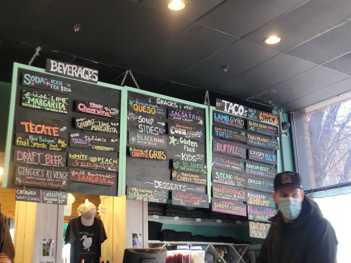Menu at White Duck Taco Shop Downtown restaurant, Asheville, 12 ...