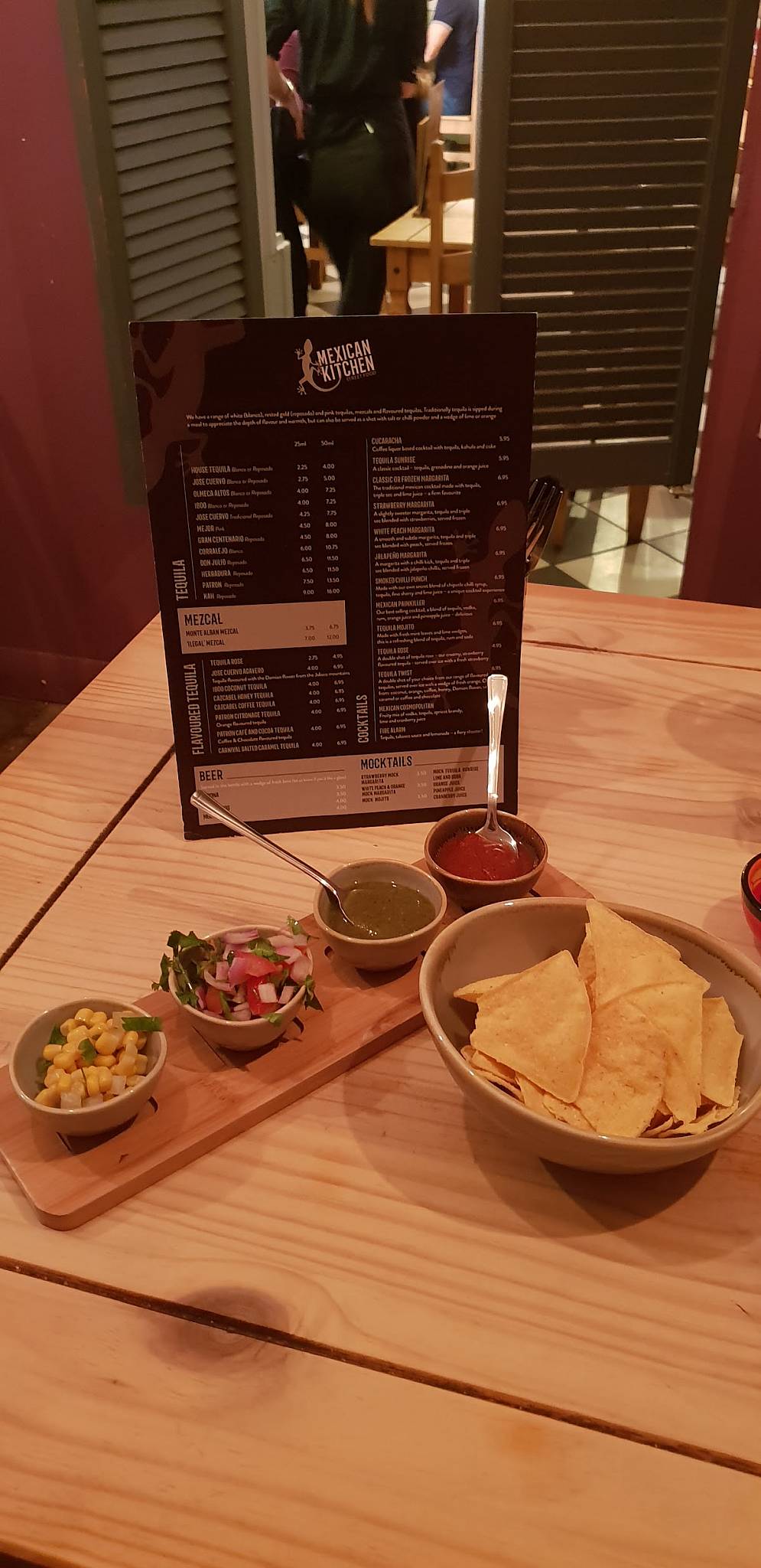 Menu at Mexican Kitchen restaurant, Wickford