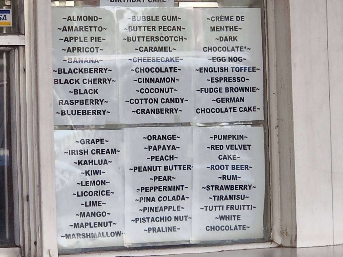 Menu at Johnny's Drive In & Diner restaurant, Winston