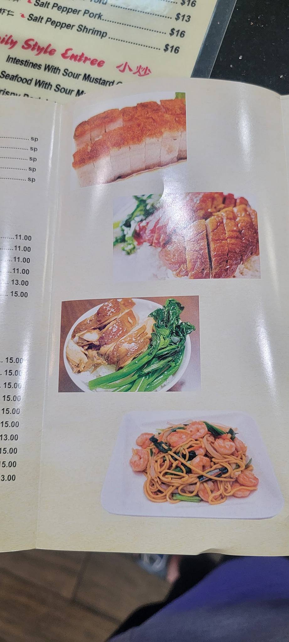 Menu at Wong Wong BBQ, Lake City