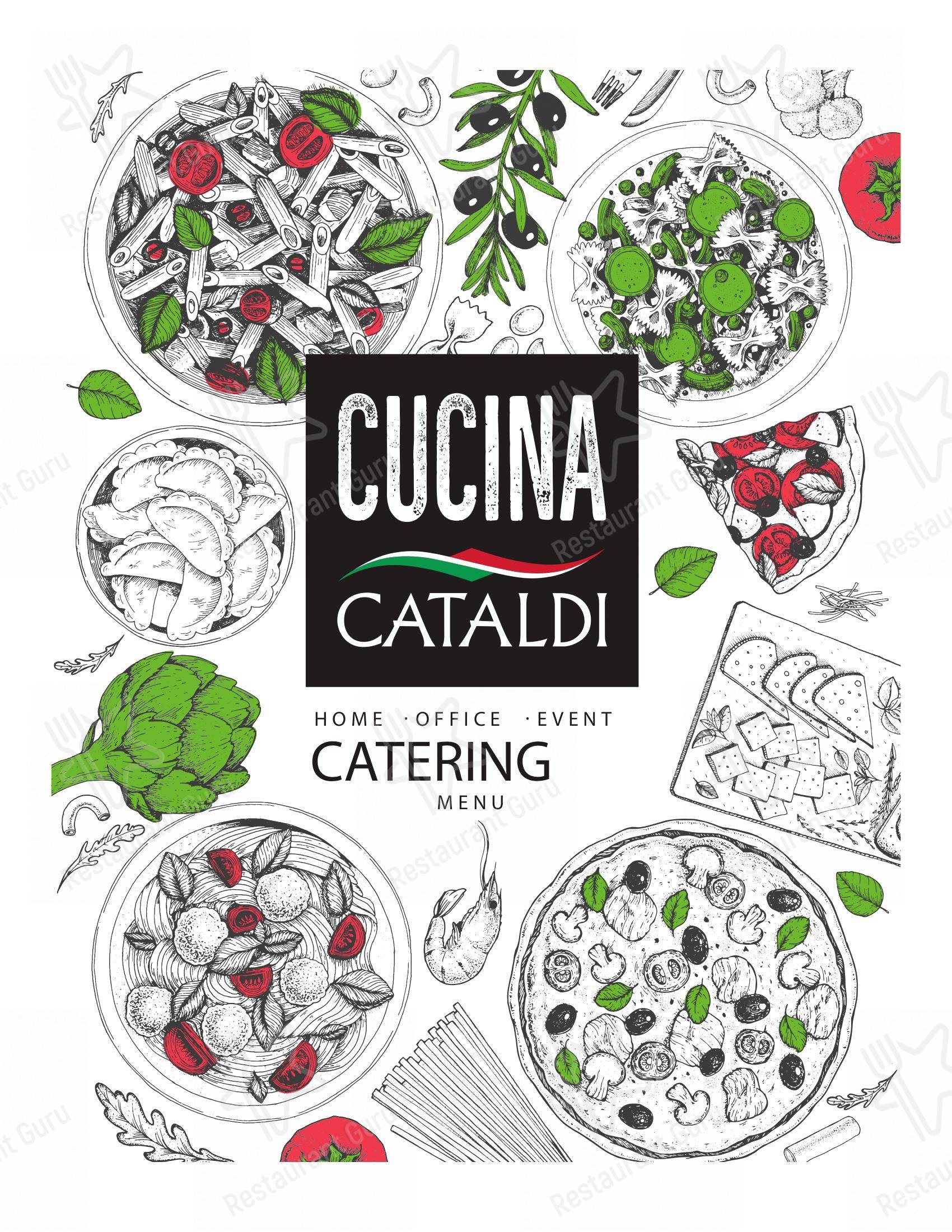 Menu at Cataldi Fresh Market, Toronto